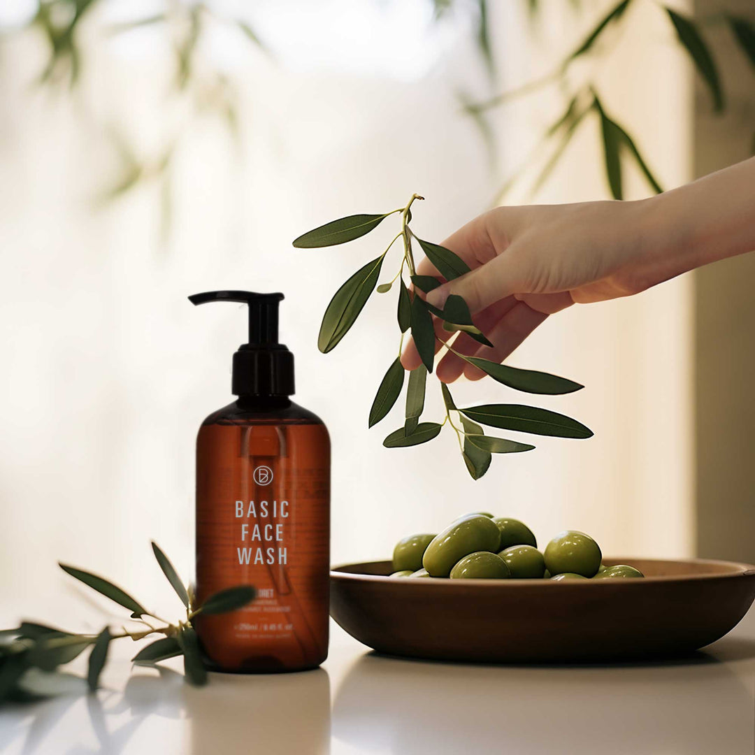 Natural Olive Face Wash | Plant-Based Face Wash | Bathe to Basics
